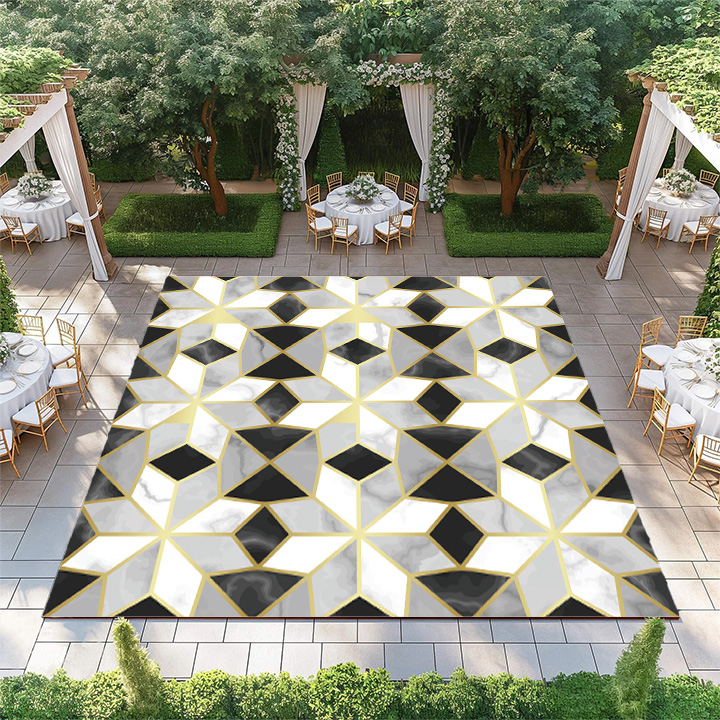 Marble Mosaic Star Tile – inkredibledancefloors